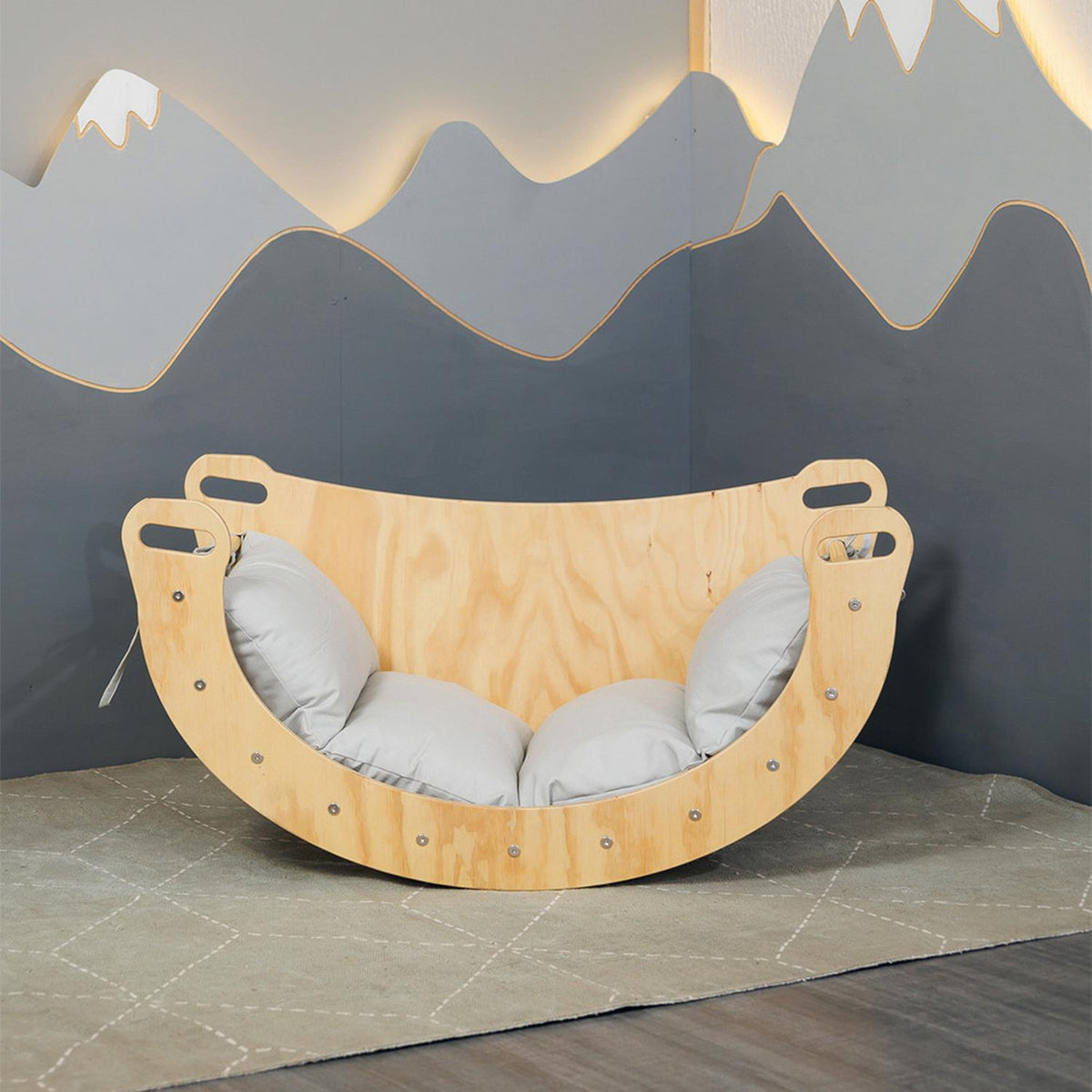 Balancín Montessori con Colchoneta – Kit Mobiliario